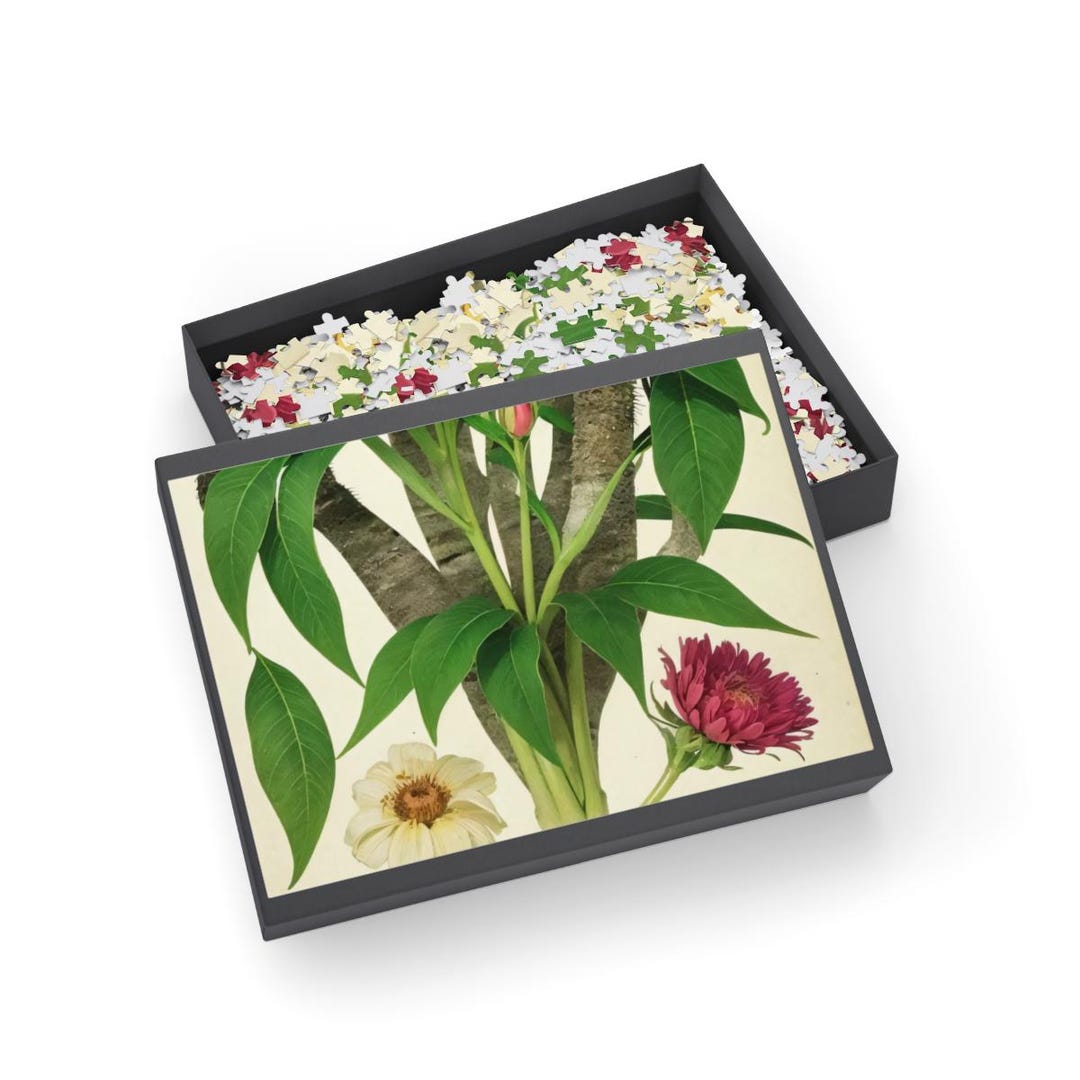 Puzzle Set Foliage Plant Design 1000piece - Etsy