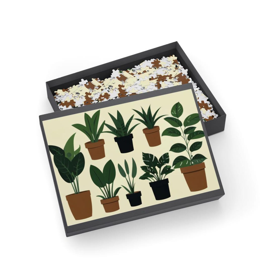 Botanical Plant Jigsaw Puzzle (1000piece) Fun for Gardening Enthusiasts ...