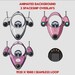 Vtuber Animated Background and Overlays | Spaceships & Stars Theme ...