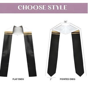 Custom Photo Teacher Graduation Sash Class of 2025, Pencil Stole ...