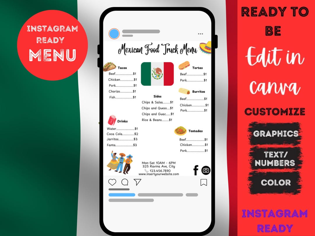 Create Insta-worthy Menus With This 5 Seconds Video Menu Template ...