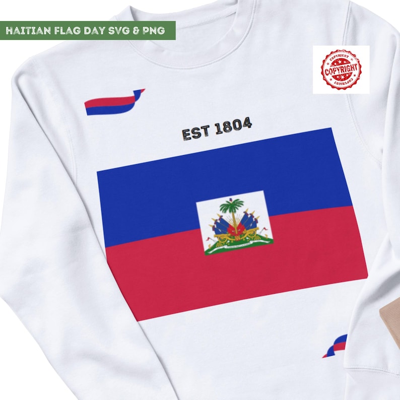 Haitian Flag SVG PNG Digital Download for Cricut Silhouette Haitian ...