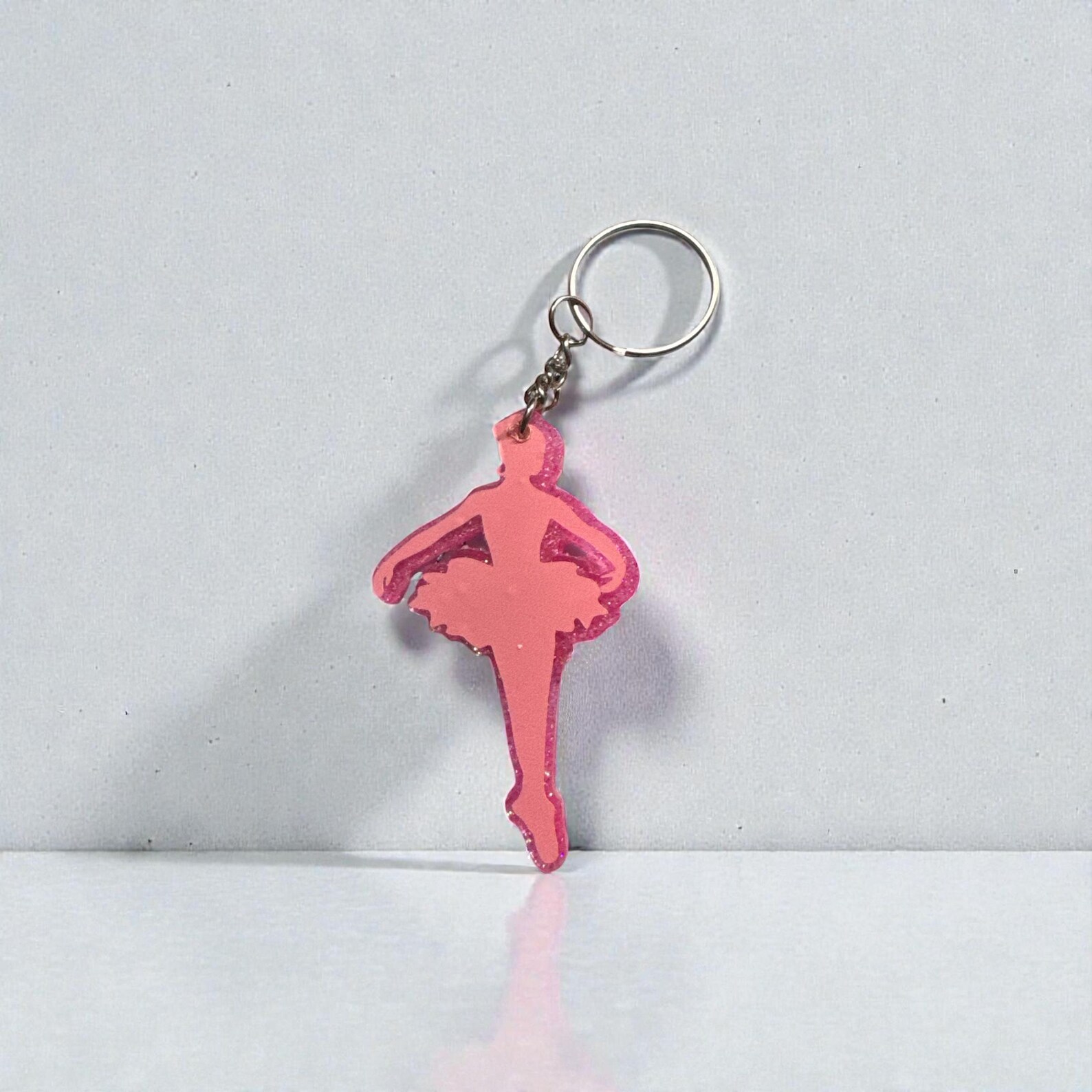 Glitter Acrylic Ballerina KEYCHAIN -dance Bag, Backpack – Dancer Gift ...