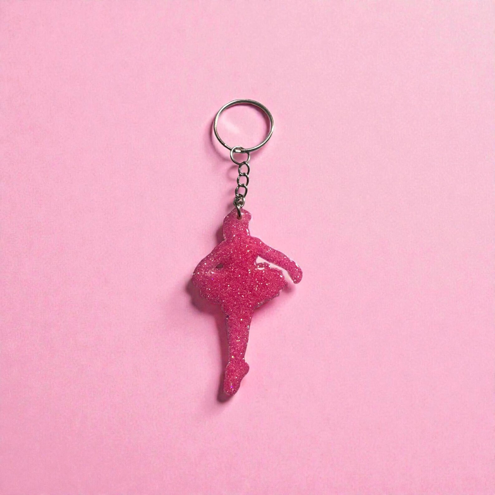 Glitter Acrylic Ballerina KEYCHAIN -dance Bag, Backpack – Dancer Gift ...