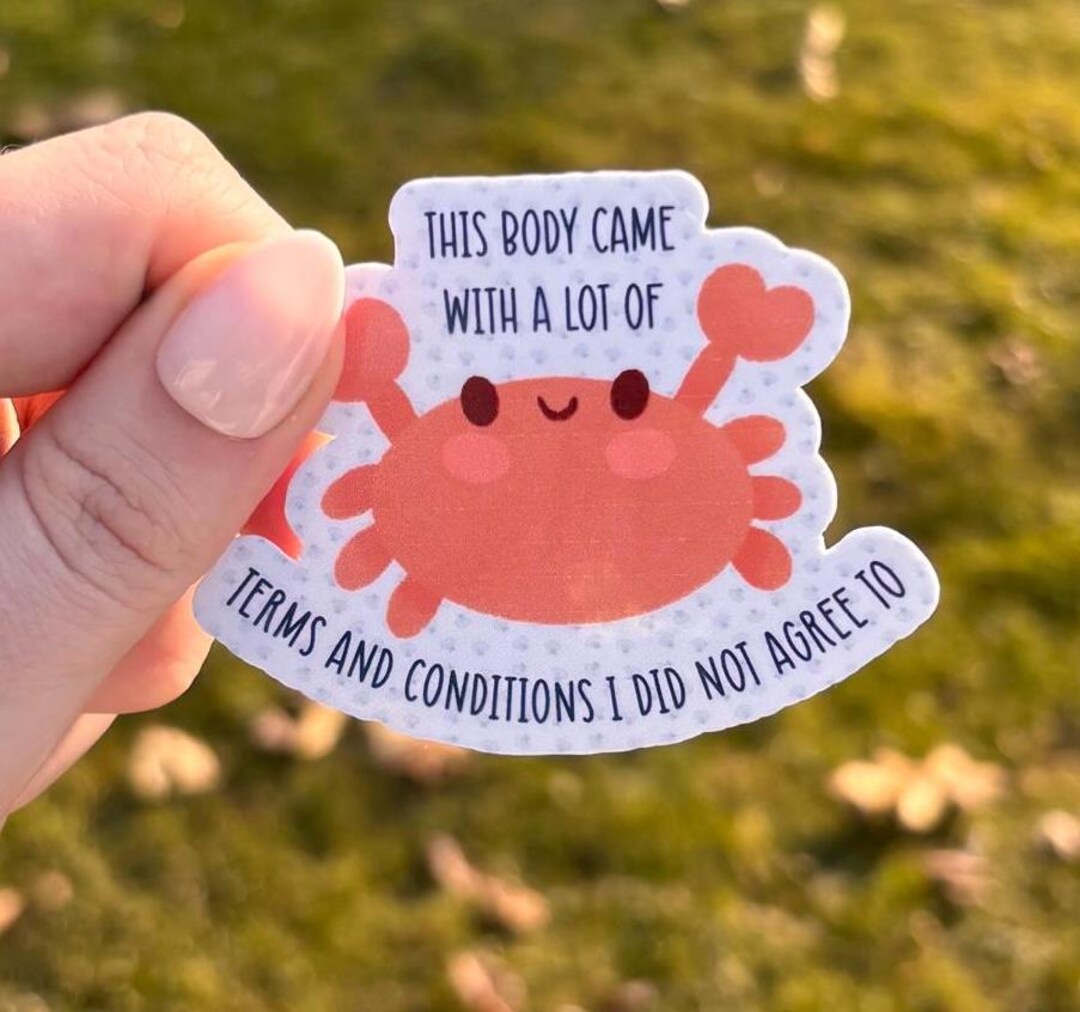 Crabby Sticker - Etsy