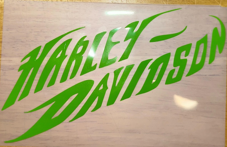 Harley-davidson Permanent Vinyl Decal - Etsy
