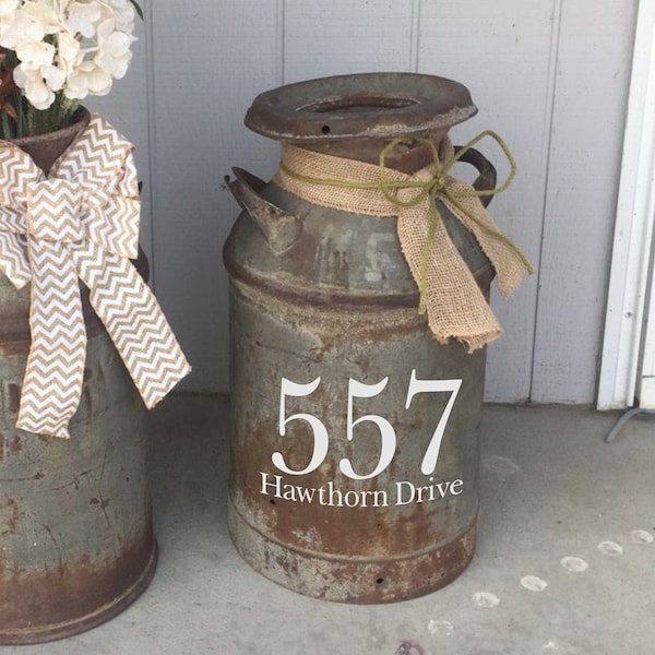 Milk Can Decal - Etsy