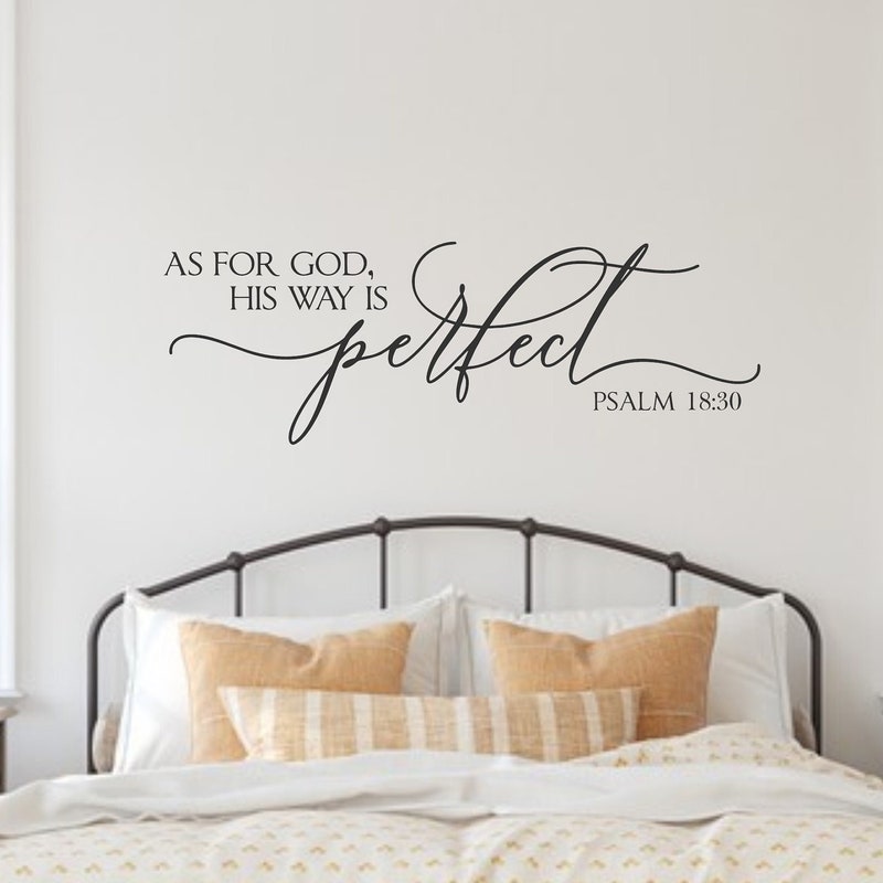 Vinyl Wall Art Bible Verse - Etsy
