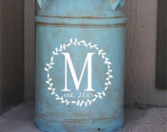 Milk Can Decal | Etsy