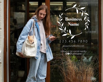 Thank You for Shopping Local Storefront Glass Vinyl Decal Window & Wall ...