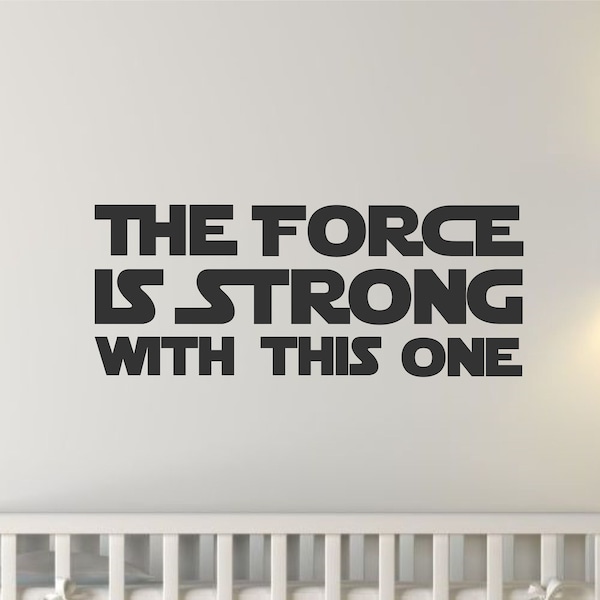 The Force is Strong With This One Svg - Etsy