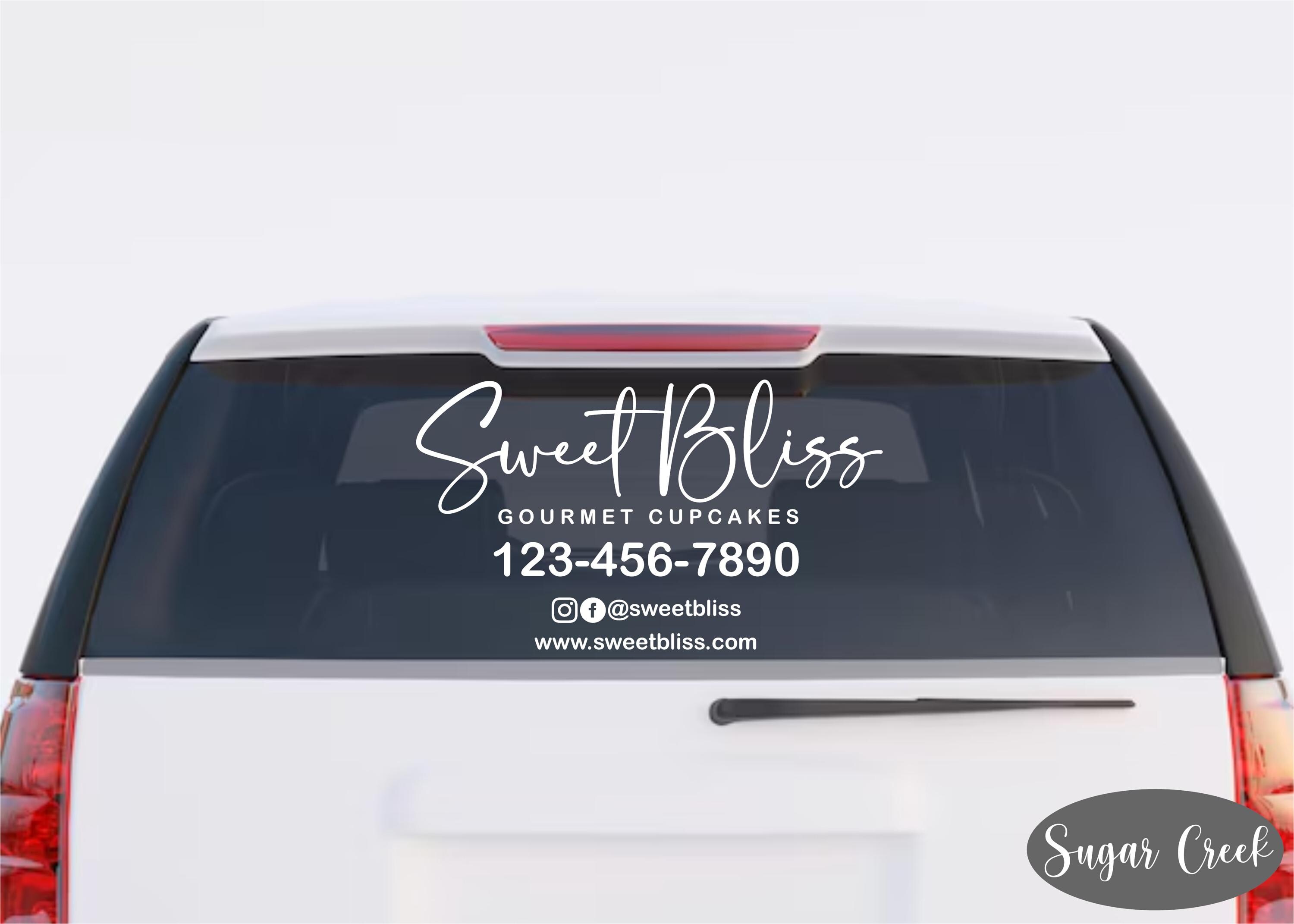 Window Decal-car Business Decal-car Decal-business Advertising-business ...
