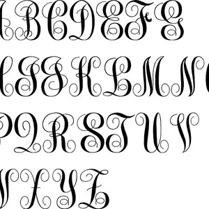 Vinyl Wall Decal-monogram Initials With Est Date-vinyl Wall Decal ...