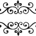 Vinyl Wall Decal- Accent Scrolls #1 - Vinyl Wall Decal Art Wall Decor ...