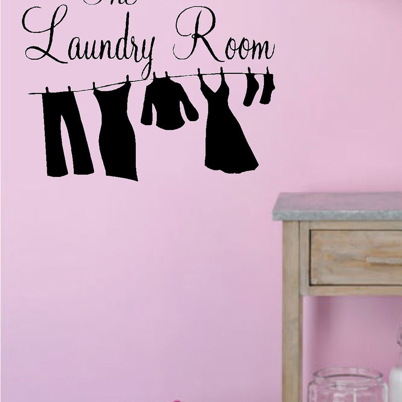 Laundry Room Sticker - Etsy