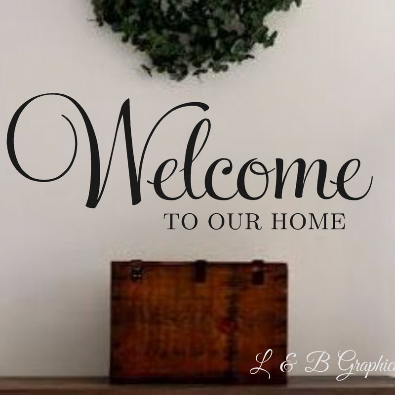 Welcome Vinyl - Etsy