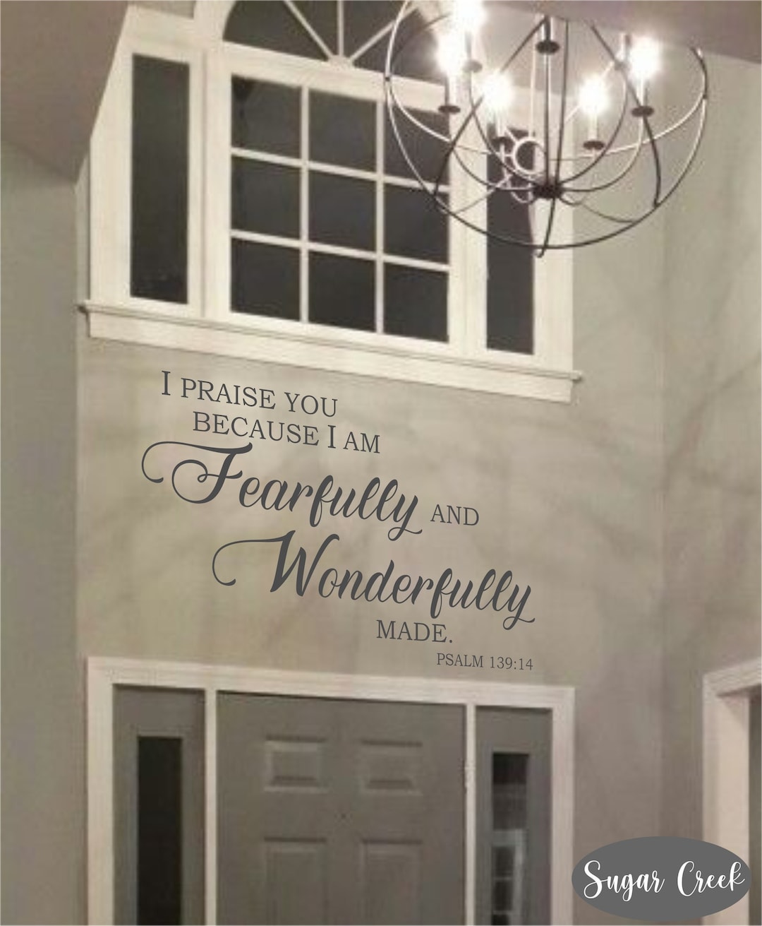 I Am Fearfully and Wonderfully Made Psalm 139:14-scripture-wall Decal ...