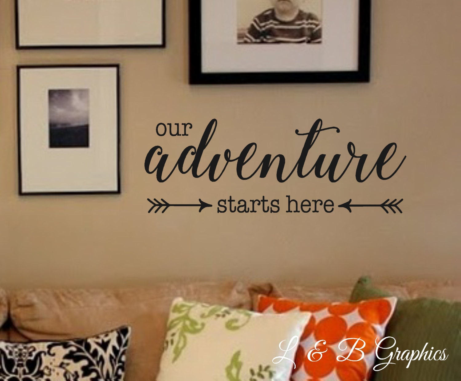 Our Adventure Starts Here Vinyl Wall Decal Home Decor - Etsy