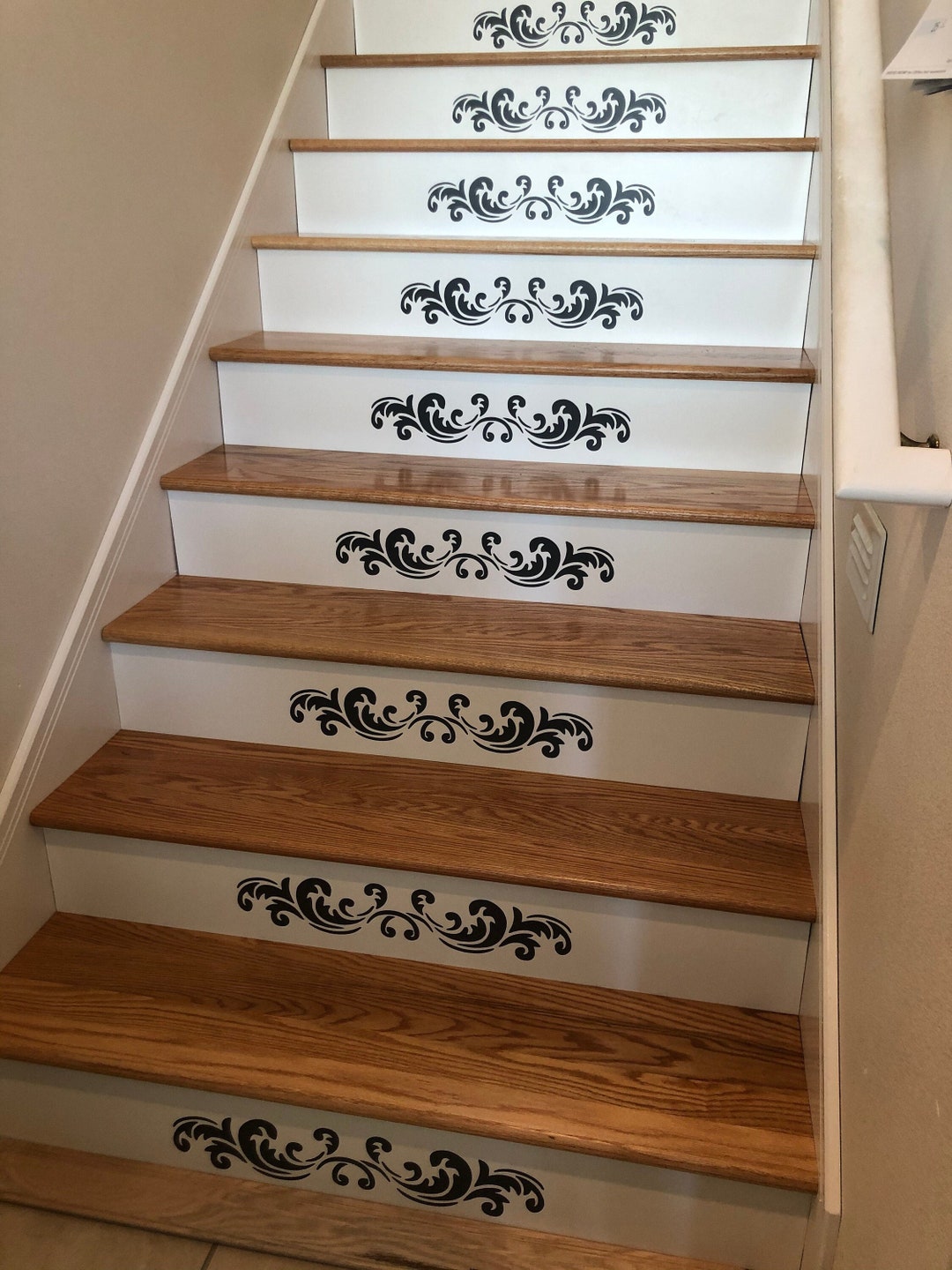 Stair Riser Decal- Vinyl Decals- Staircase Décor-decorative Stair Riser ...