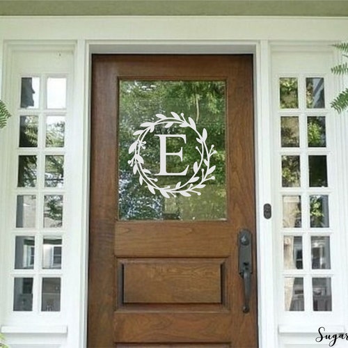 Front Door Decal Personalized Decal Custom Vinyl Lettering - Etsy