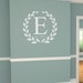 Vinyl Wall Decal-laurel Wreath With Monogram and Est. Date - Etsy