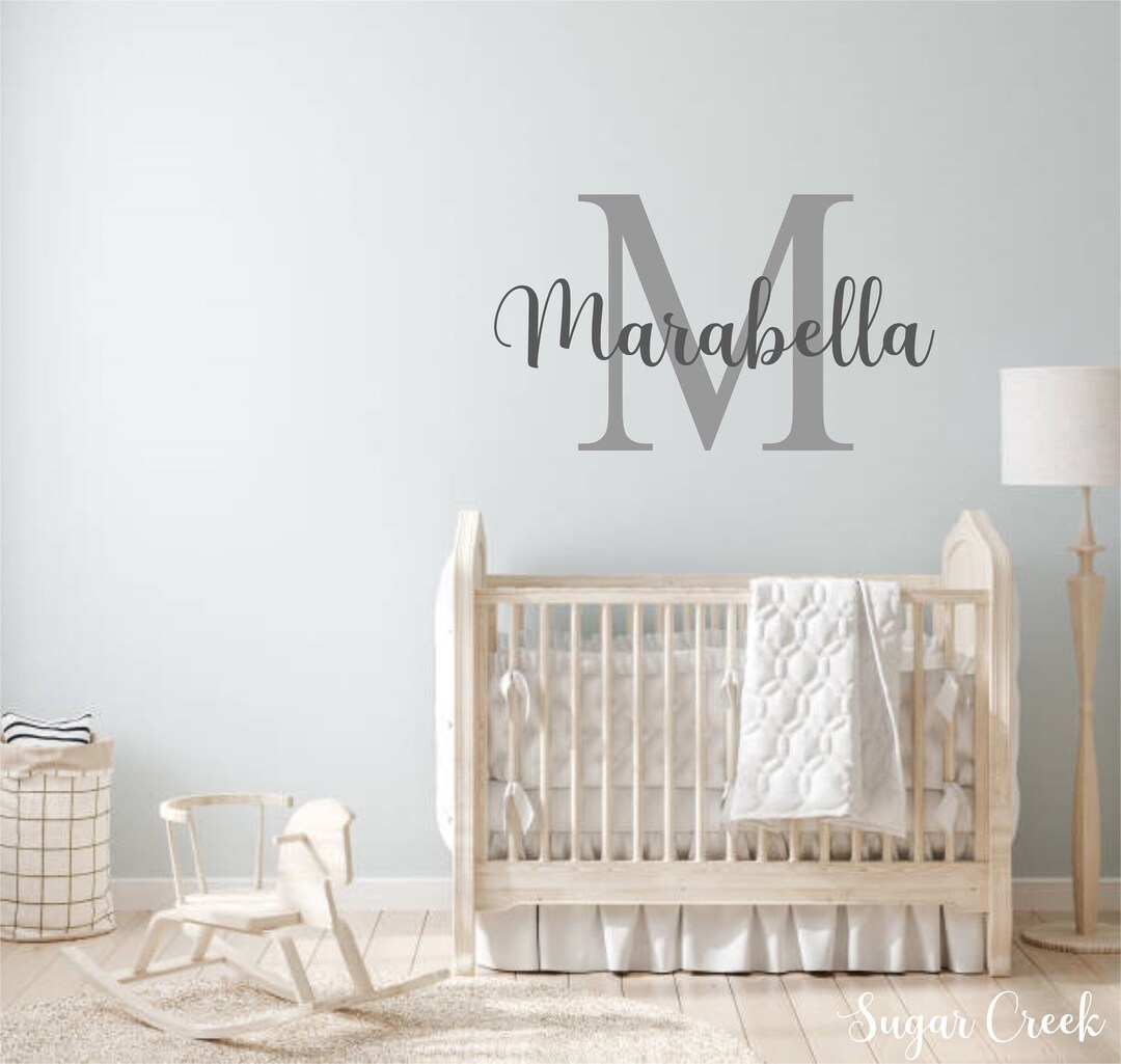 Personalized Vinyl Wall Decal-family Name and Date Decal- Farmhouse ...