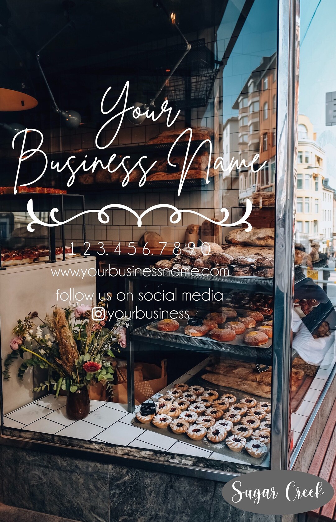 Business Window Decal Customizable #1 -your Company Name- Window Decal ...