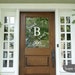 Monogram With Address Vinyl Decal Milk Can Decor Storm Door - Etsy