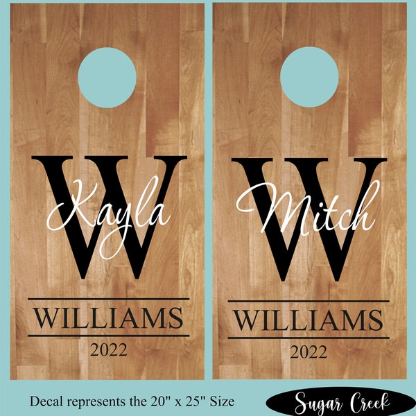 Wedding Cornhole Boards - Etsy