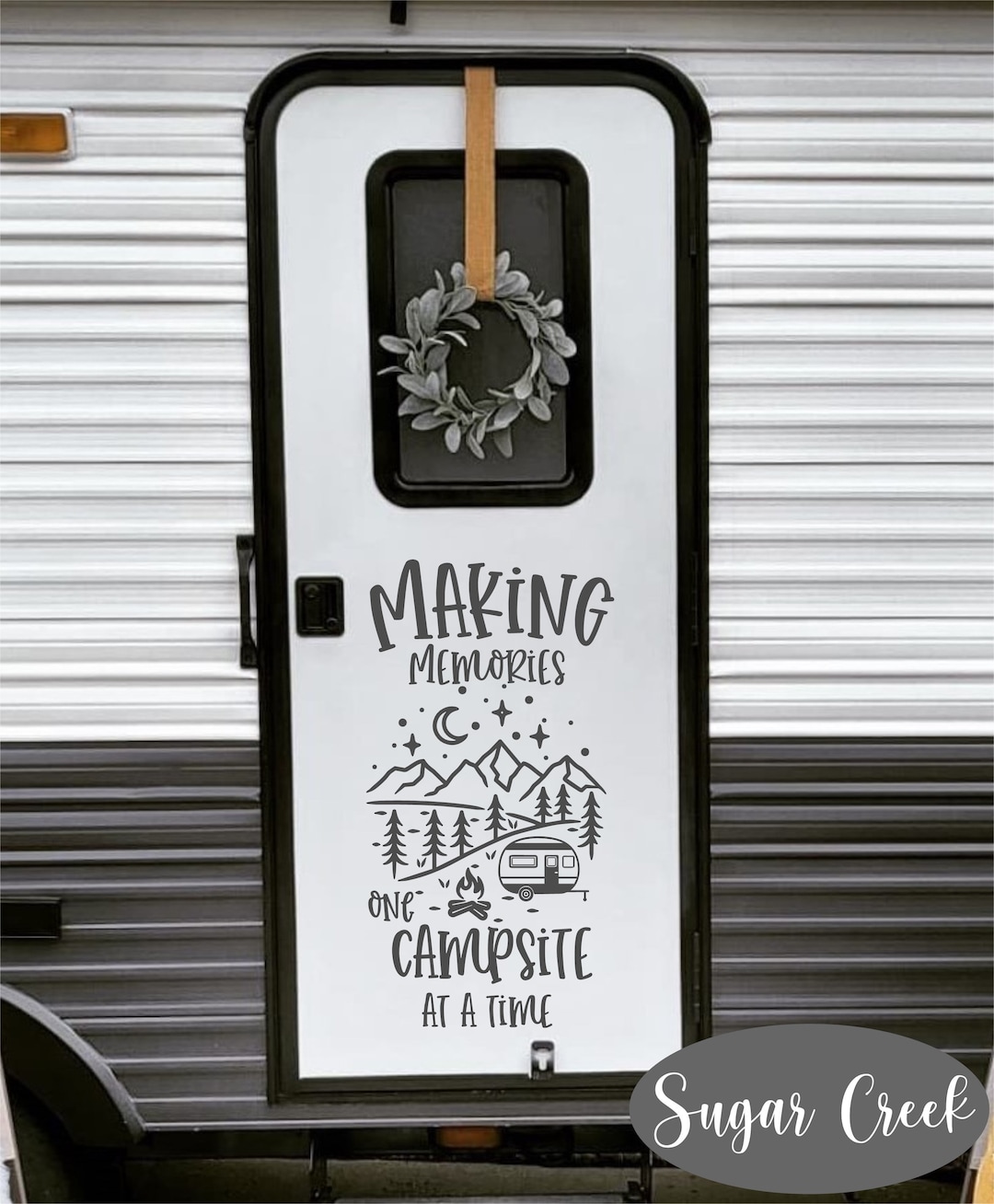 Camper Decal- Making Memories One Campsite at A Time - RV Decor- RV ...