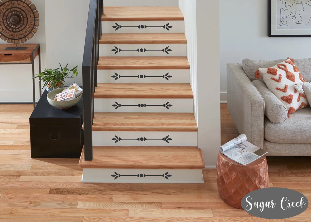 Stair Riser Decal #1- Vinyl Decals- Staircase Décor-decorative Stair ...