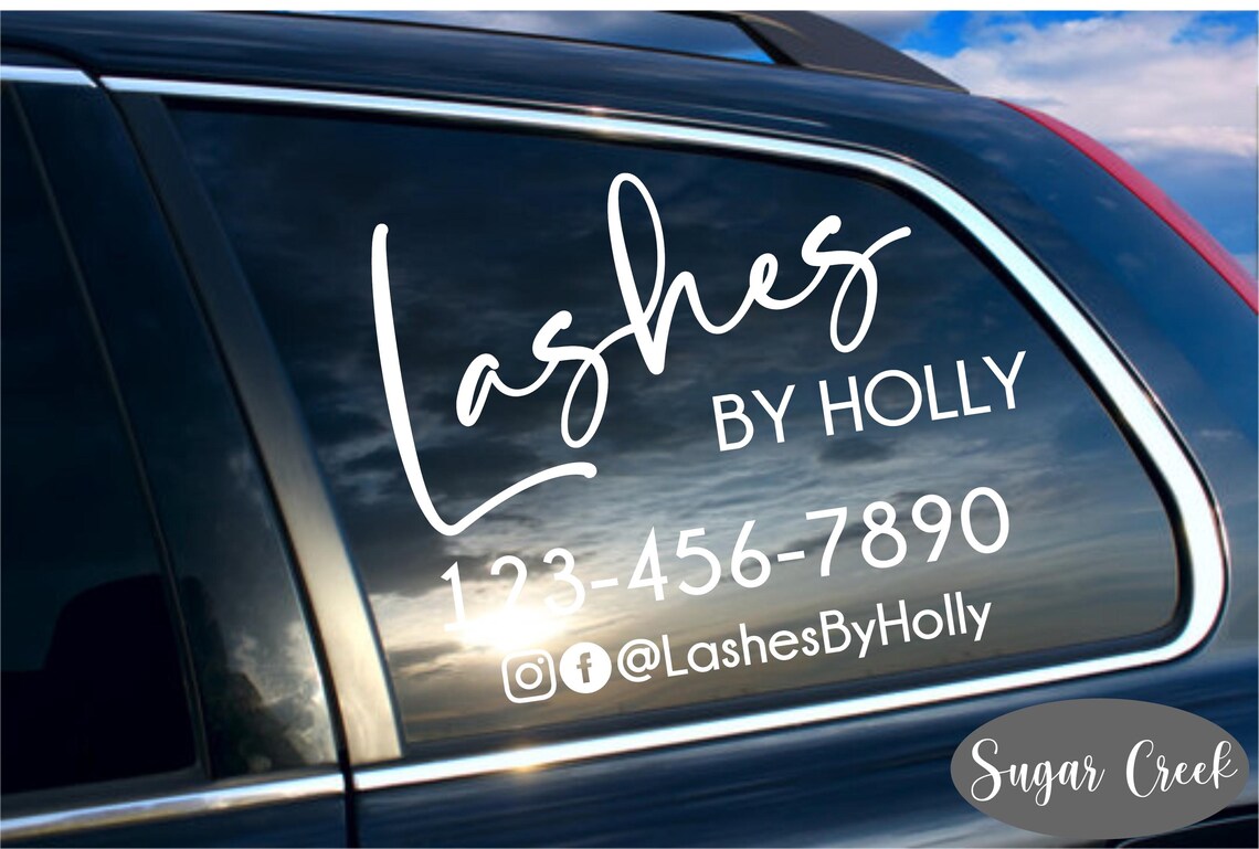 Window Decal-car Business Decal-car Decal-business Advertising-business ...
