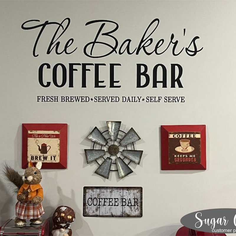 Coffee Bar Vinyl - Etsy