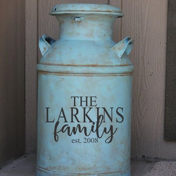 Decals for Milk Cans - Etsy
