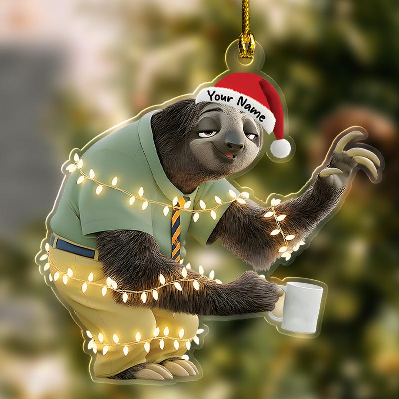 Zootopia Sloth Ornament - Etsy