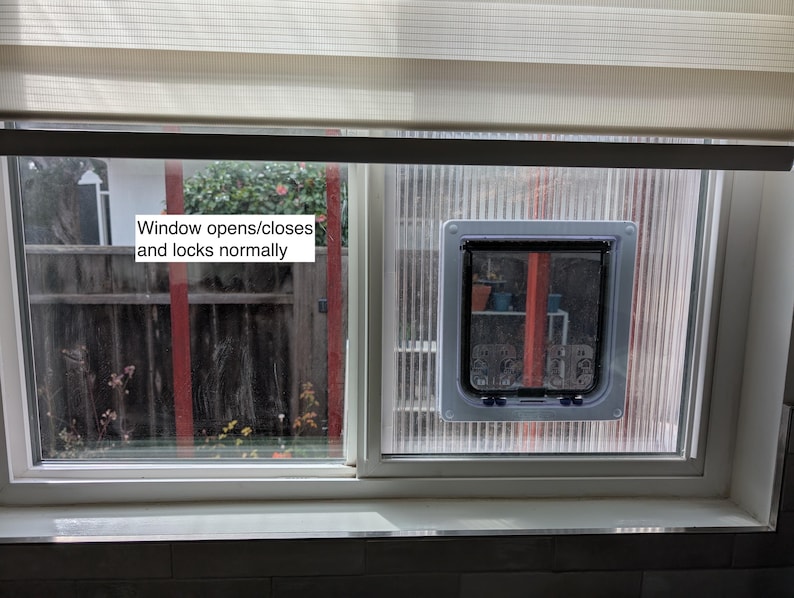 DIY 3d-printed Customizable Secured Window Insert Pet Door | Frame Only ...