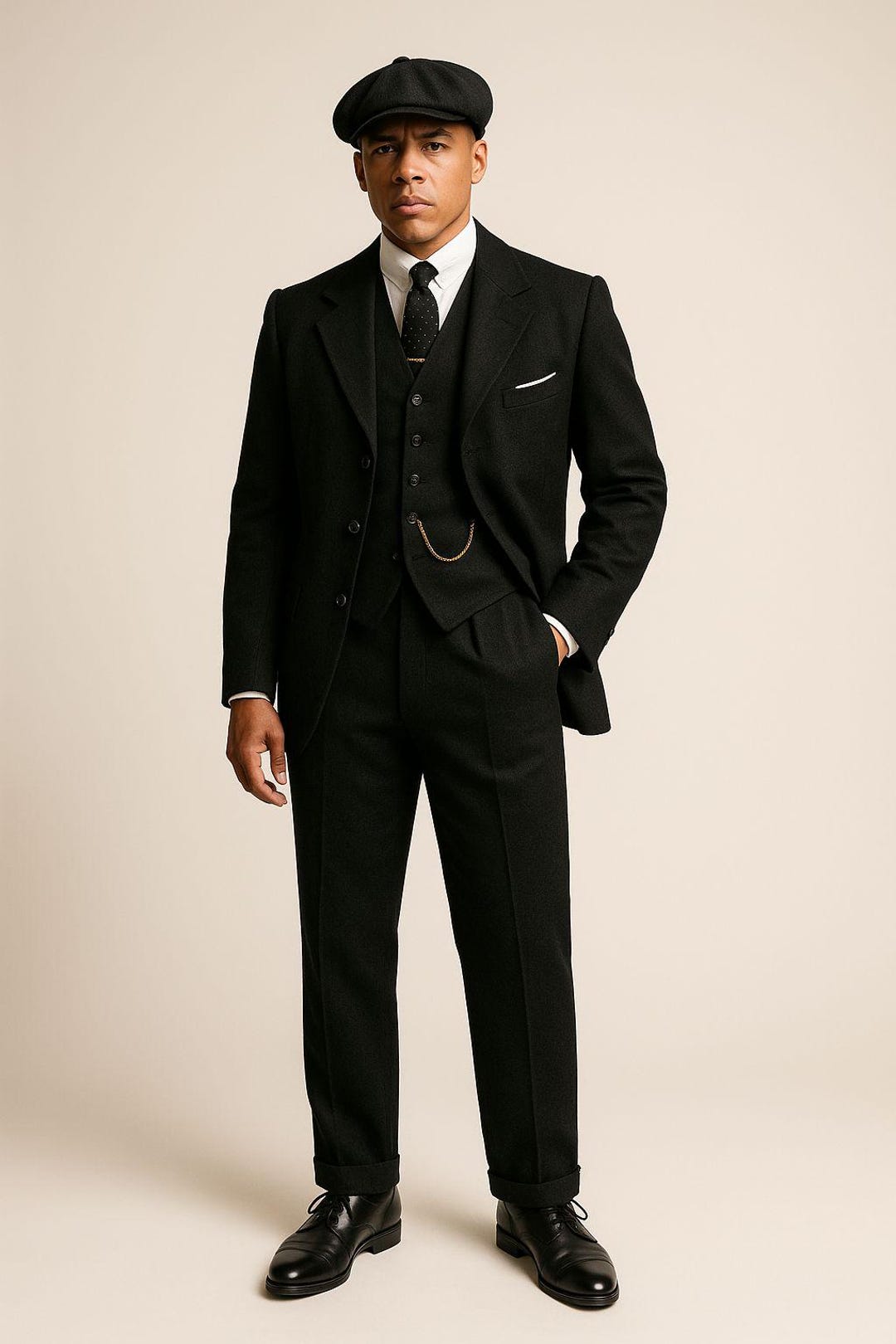 Men's Black Tweed Suit, Tailored Three Piece, Wedding Groom Wear - Etsy