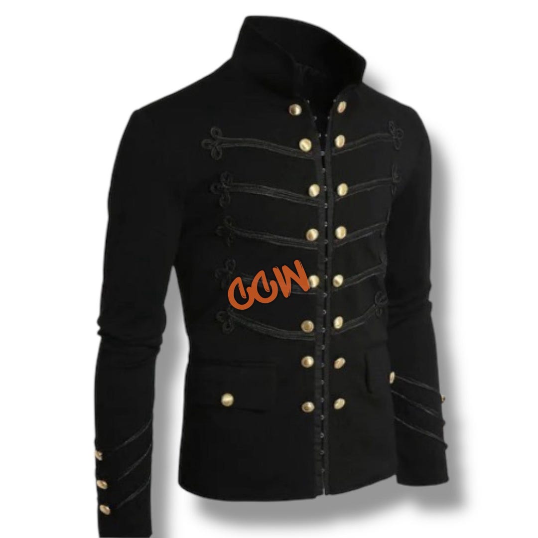Men's Gothic Jacket Scottish Medieval Knight Victorian Gothic Jacket ...