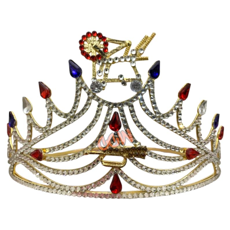 Heroines of Jericho Golden Crown - Masonic Rhinestone HOJ Crown - Etsy