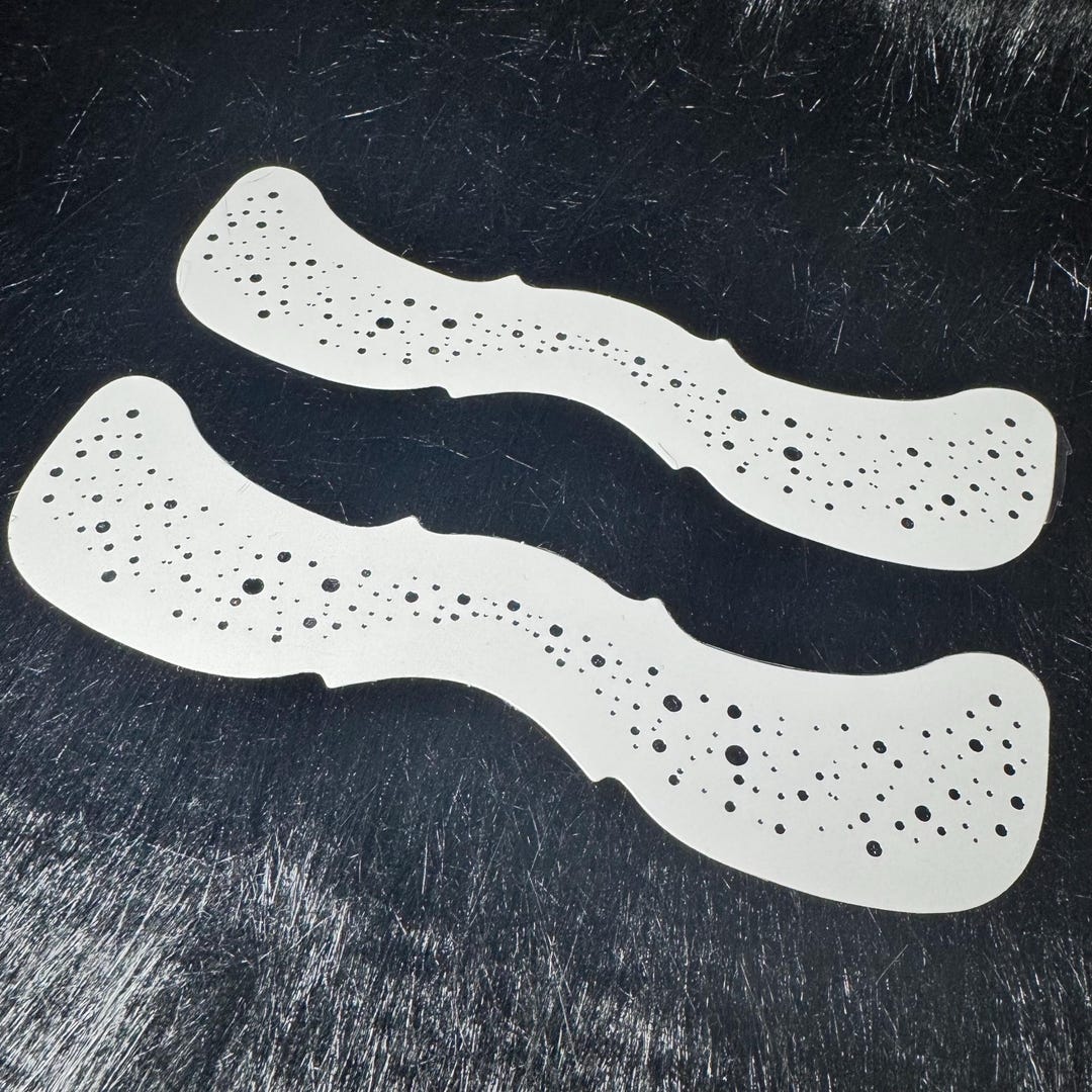 Silver Round Freckle Temporary Tattoo, Vegan Freckles for Teens and ...