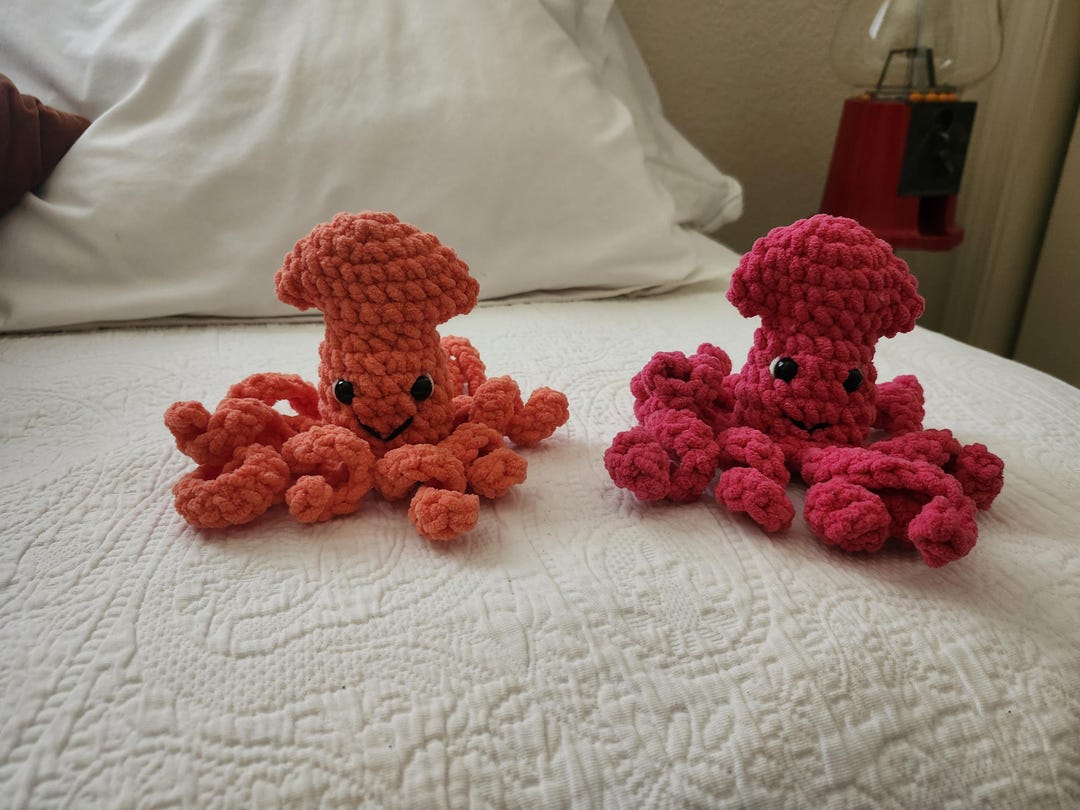 Stuffie, Stuffy, Plushie, Plushy, Amigurumi, Squid, Octopus, Sea ...