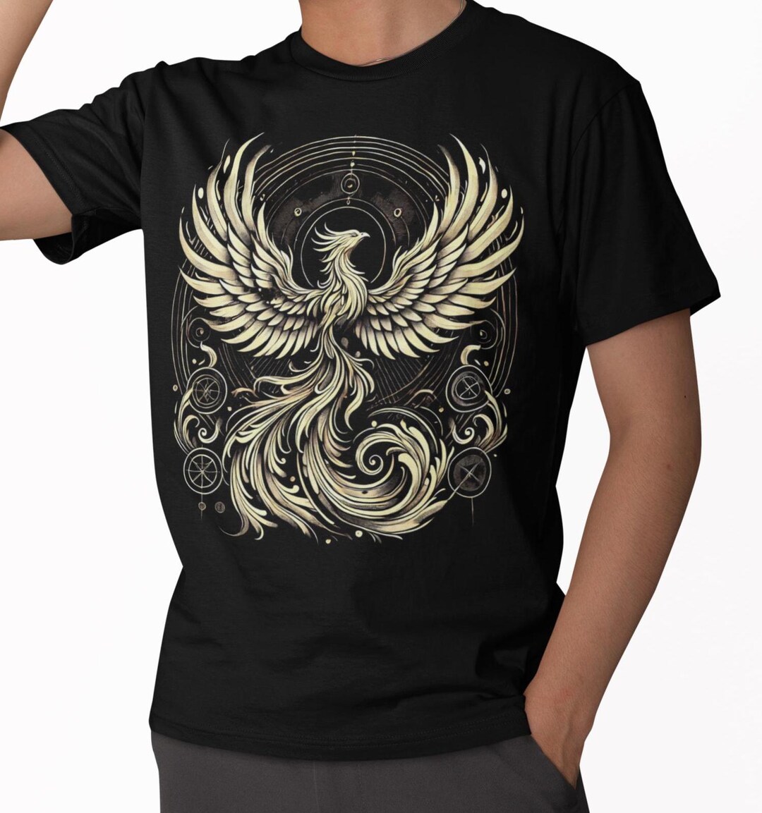 The Phoenix Rising Shirt – Rebirth and Transformation Tee, Spiritual ...