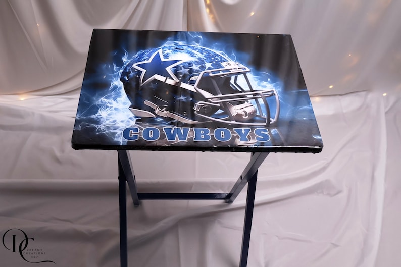 Custom Dallas Cowboys TV Tray Table: Personalized Gaming Decor - Etsy
