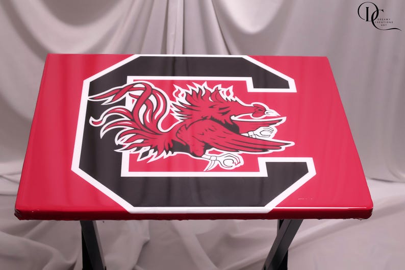 Custom Carolina Gamecocks TV Tray Table: Personalized Gaming Decor - Etsy