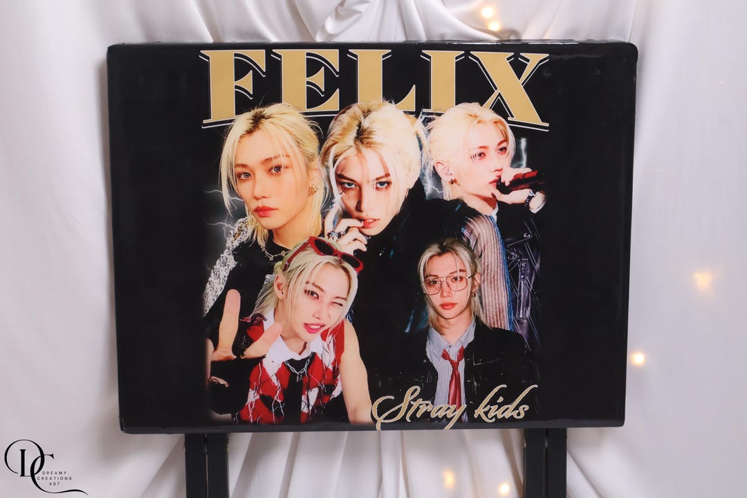 Custom Felix (stray Kids) TV Tray Table: Personalized Gaming Decor - Etsy