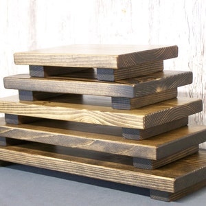 Rustic Wood Riser Farmhouse Riser Plant Stand Tabletop - Etsy