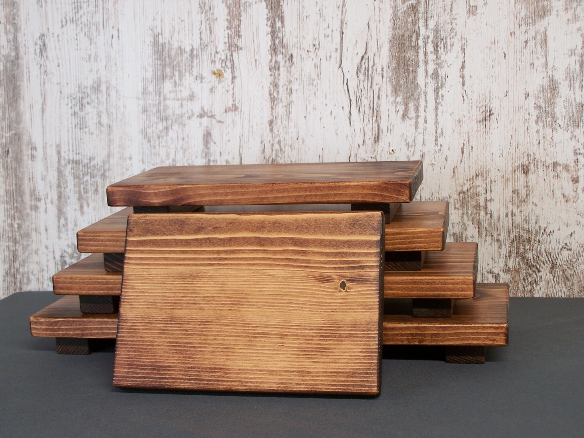 Long Rectangular Riser, Table Display Wood Riser, Kitchen Counter ...