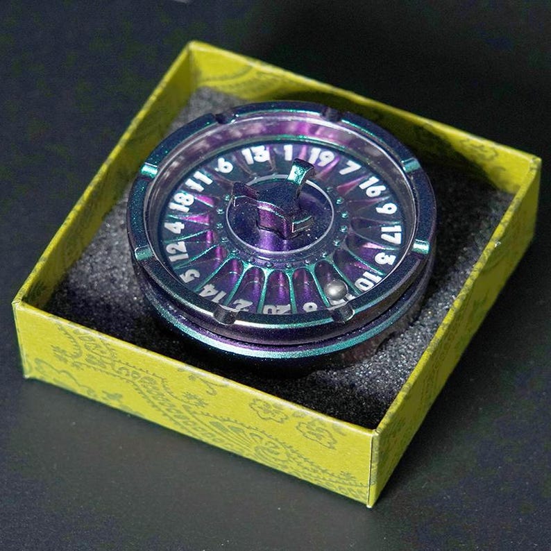 Metal Rotating Compass D20 Dice: Zinc Alloy RPG Dice - Etsy