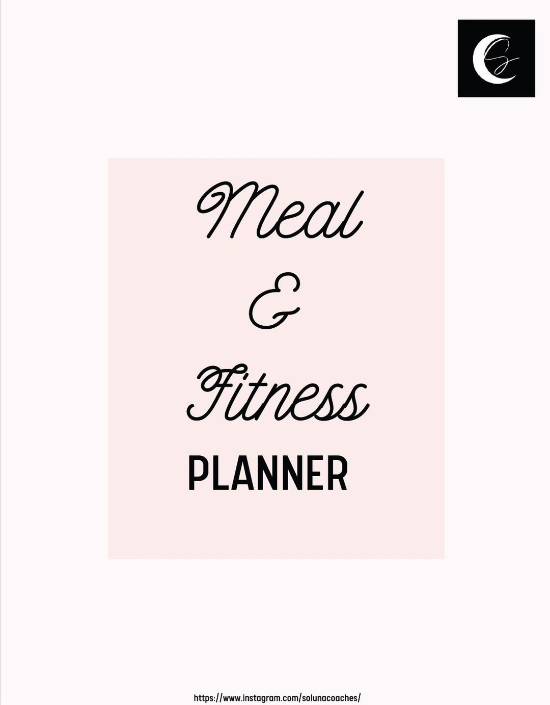 Ultimate Fitness & Meal Planner: Your Perfect Guide to Health, Wellness ...