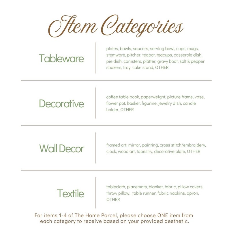 The Home Parcel - Etsy